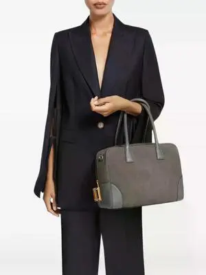 AVITEUR Cristallo Nubuck Leather Tote Bag