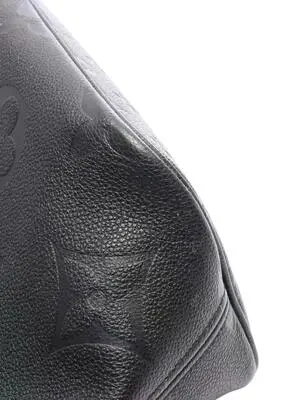 LOUIS VUITTON 2021-2026 Monogram Giant Empreinte Neverfull Mm Tote Bag - Black