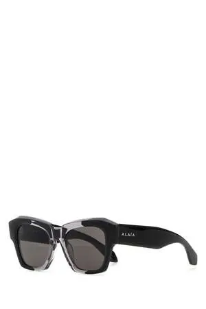 Alaïa Mini Acetate Sunglasses - Black