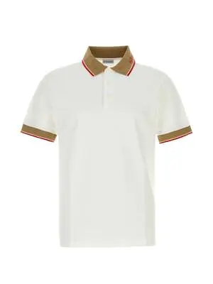 Burberry Evan Cuff Wdmk T-shirt - Chalk