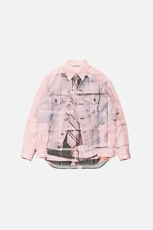 Acne Studios Sarona Long-sleeve Poplin Shirt - Pink
