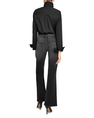 Kobi Halperin Rocco Ruffled Tie Neck Blouse