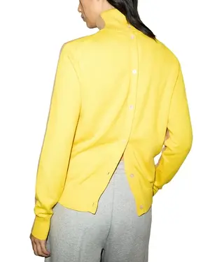 Max & Co. Quadro Cotton Blend Turtleneck Sweater
