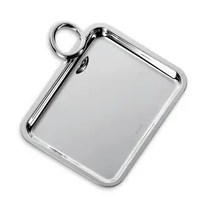Christofle Vertigo -plated Single Handle Tray
