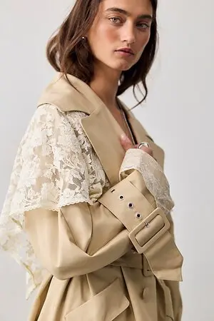 For Love & Lemons Maru Oversized Trench Coat