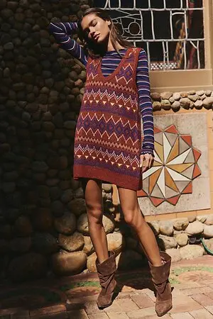Free People Rowan Barrel Sweater Dress Set