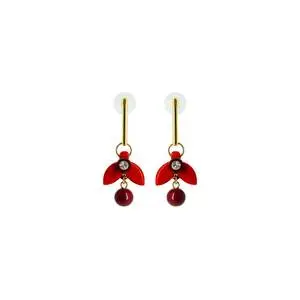 GISSA BICALHO Handmade Acrylic Earring Stand Petunia