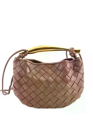 BOTTEGA VENETA Sardine Top Handle Bag Intrecciato Nappa Mini Satchel