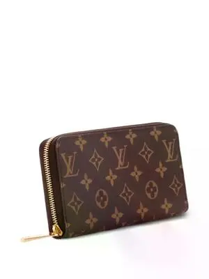 LOUIS VUITTON Zippy Wallet Monogram Canvas Small Wallets