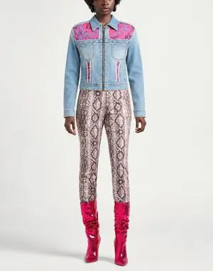 Versace Denim Outerwear Size Cotton, Elastane