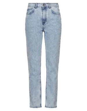 MOORER Jeans Size Cotton, Elastane - Blue