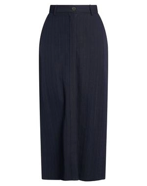 Momoni Maxi Skirt Size Viscose, Virgin Wool - Blue