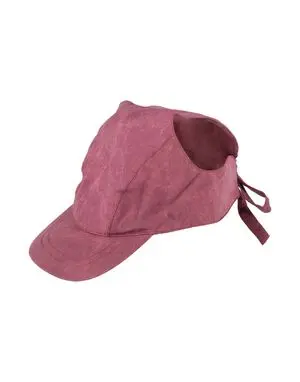 RANRA Hat Burgundy Size Cotton