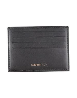 CERRUTI 1881 Cardholder Cow Leather - Black