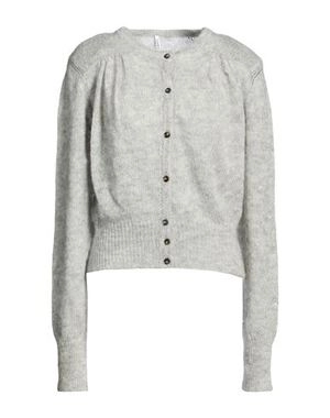 Liviana Conti Cardigan Size Mohair Wool, Polyamide, Wool, Metal - Grey