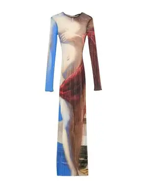 Balmain Maxi Dress Size Polyamide