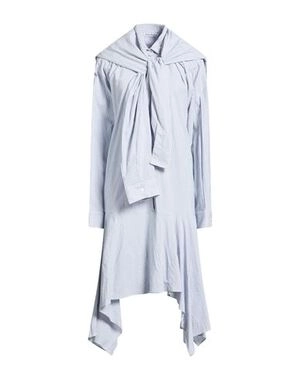 Acne Studios Midi Dress Size Viscose, Cotton - Light Blue