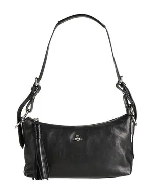VIVIENNE WESTWOOD Emma Shoulder Bag Shoulder Bag Leather - Black