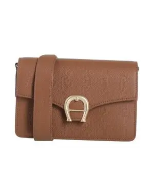 AIGNER Cross-body Bag Leather - Brown