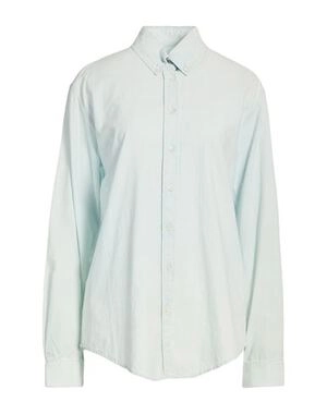 FRAME The Heritage Patched Shirt Shirt Size Cotton - Blue