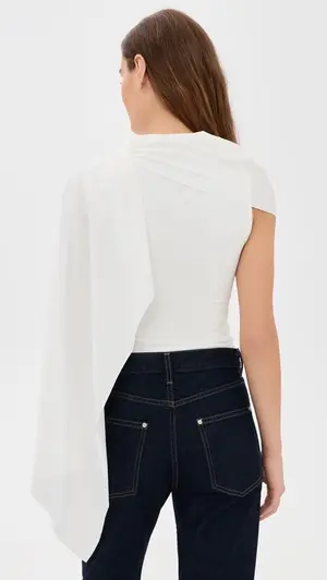 Line & Dot Arabella Cape Top