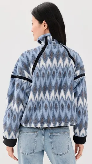 Free People Mountain High Half Zip Fleece Pullover