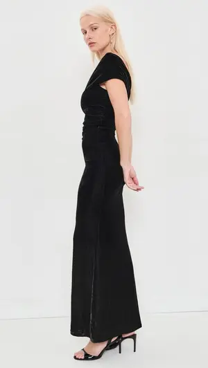 Bardot Calia Velour Maxi Dress