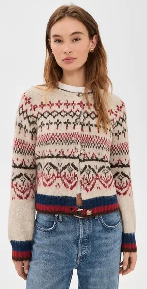 Line & Dot Ax Fair Isle Sweater