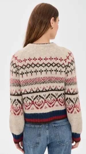 Line & Dot Ax Fair Isle Sweater