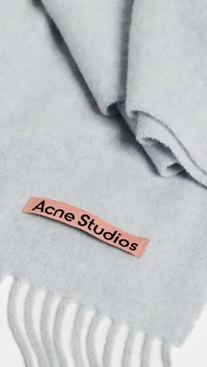 Acne Studios Canada New Rws Wool Scarf - Blue