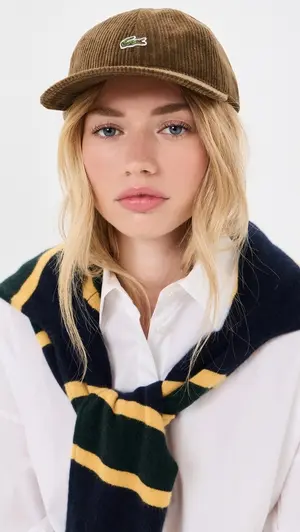 Lacoste Corduroy Hat - Mascara