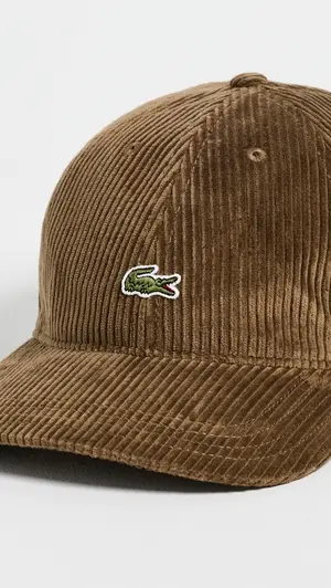 Lacoste Corduroy Hat - Mascara
