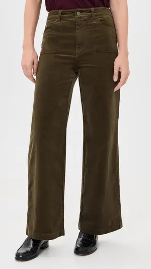 Paige Anessa Petite Utility Pocket Corduroy Pants