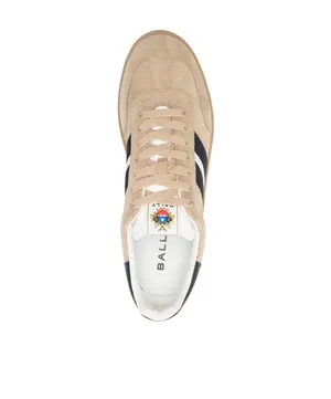 Bally Retro Stripe-detail Lace-up Sneakers