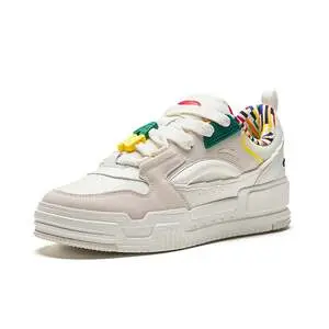 ANTA Skateboarding Series Sneakers'white Beige