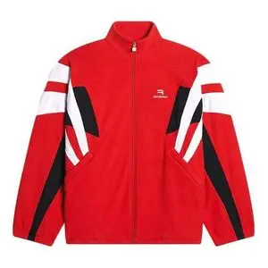 Balenciaga Sporty B Tracksuit Jacket - Red
