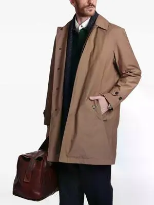 BARACUTA G10 Button-up Trench Coat - Neutrals