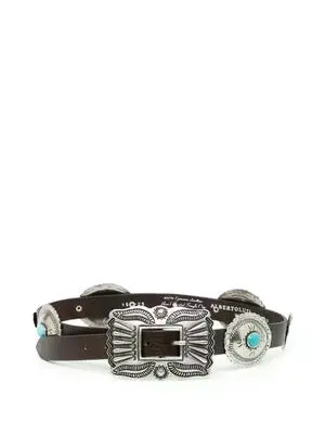 ALBERTO LUTI Embellished Belt