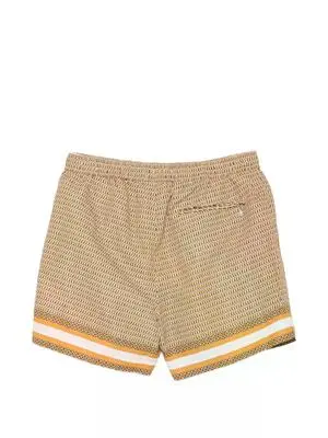 CHE Berkeley Border-print Swim Shorts - Yellow