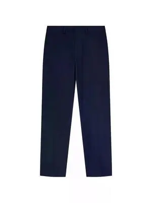 Armani Exchange Pressed-crease Tailored Trousers - Blue