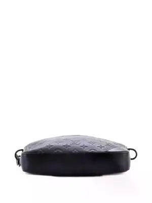 LOUIS VUITTON Duo Messenger Bag Monogram Shadow Leather Crossbody Bag