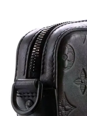 LOUIS VUITTON Duo Messenger Bag Monogram Shadow Leather Crossbody Bag