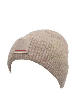 Bogner Logo-patch Ribbed-knit Beanie Hat