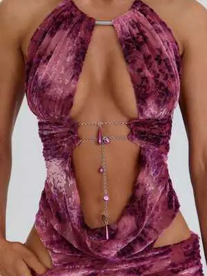 OUTCAST Docia Mini Dress Purple/pink