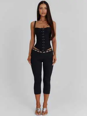 OUTCAST Azul Capri Pant - Black