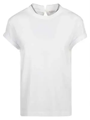 Brunello Cucinelli Cotton Jersey T-shirt - White