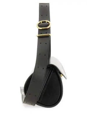 JIL SANDER Large Cannoli Bag - Black
