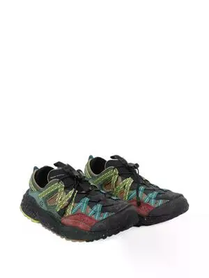 FLOWER MOUNTAIN Kazana Fall Panelled Toggle-fastening Sneakers - Black