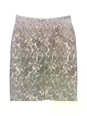 LUNATICA MILANO Floral-jacquard Pencil Mini Skirt