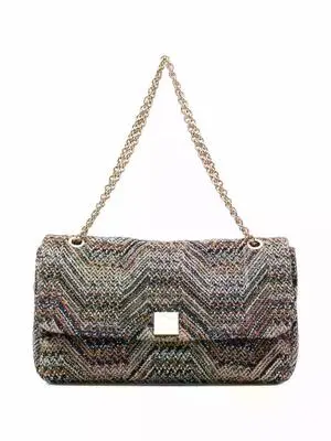 Missoni Zigzag-knit Shoulder Bag - Grey